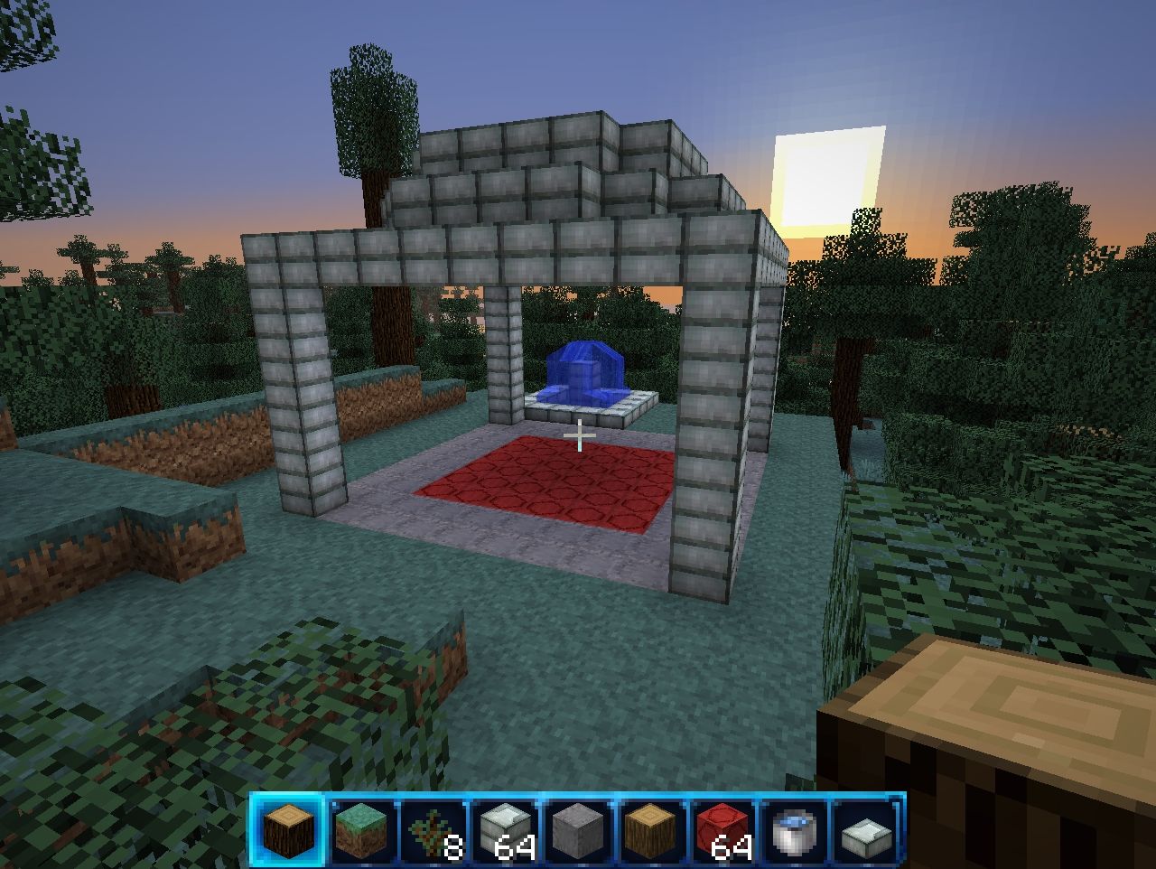 Pavilion and fountain Minecraft Map