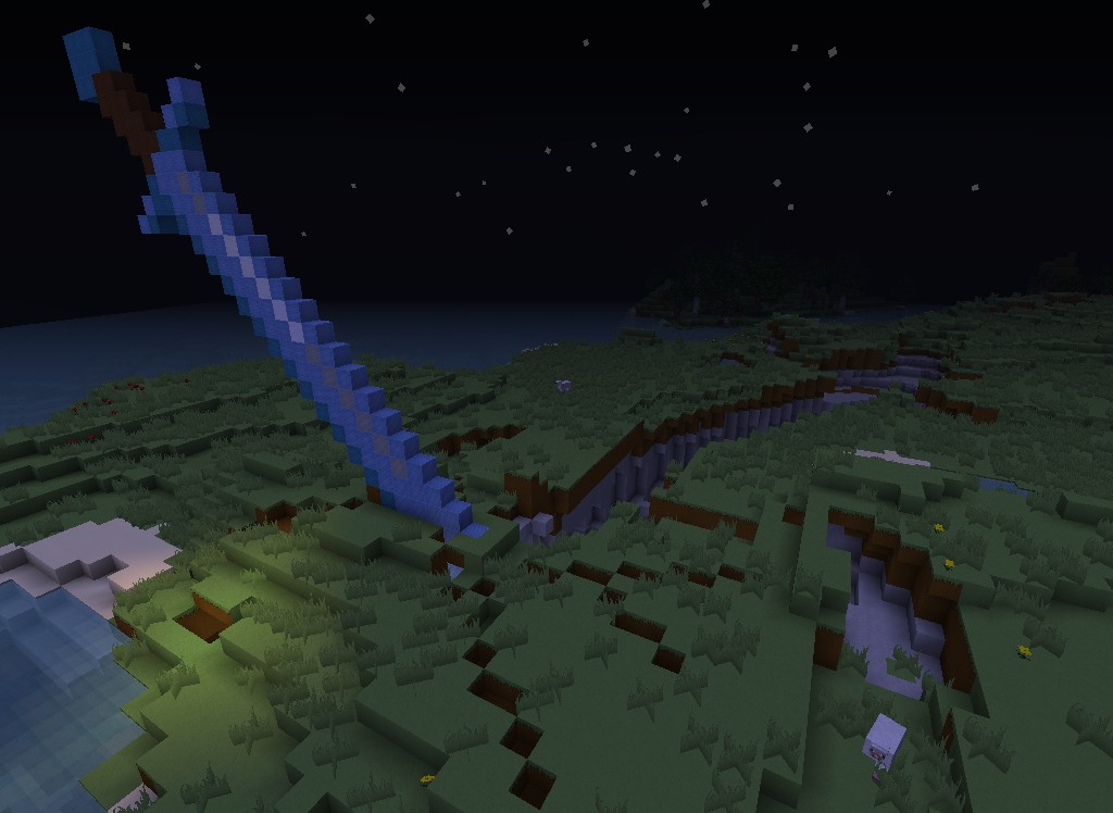 Sword that splits earth Minecraft Map