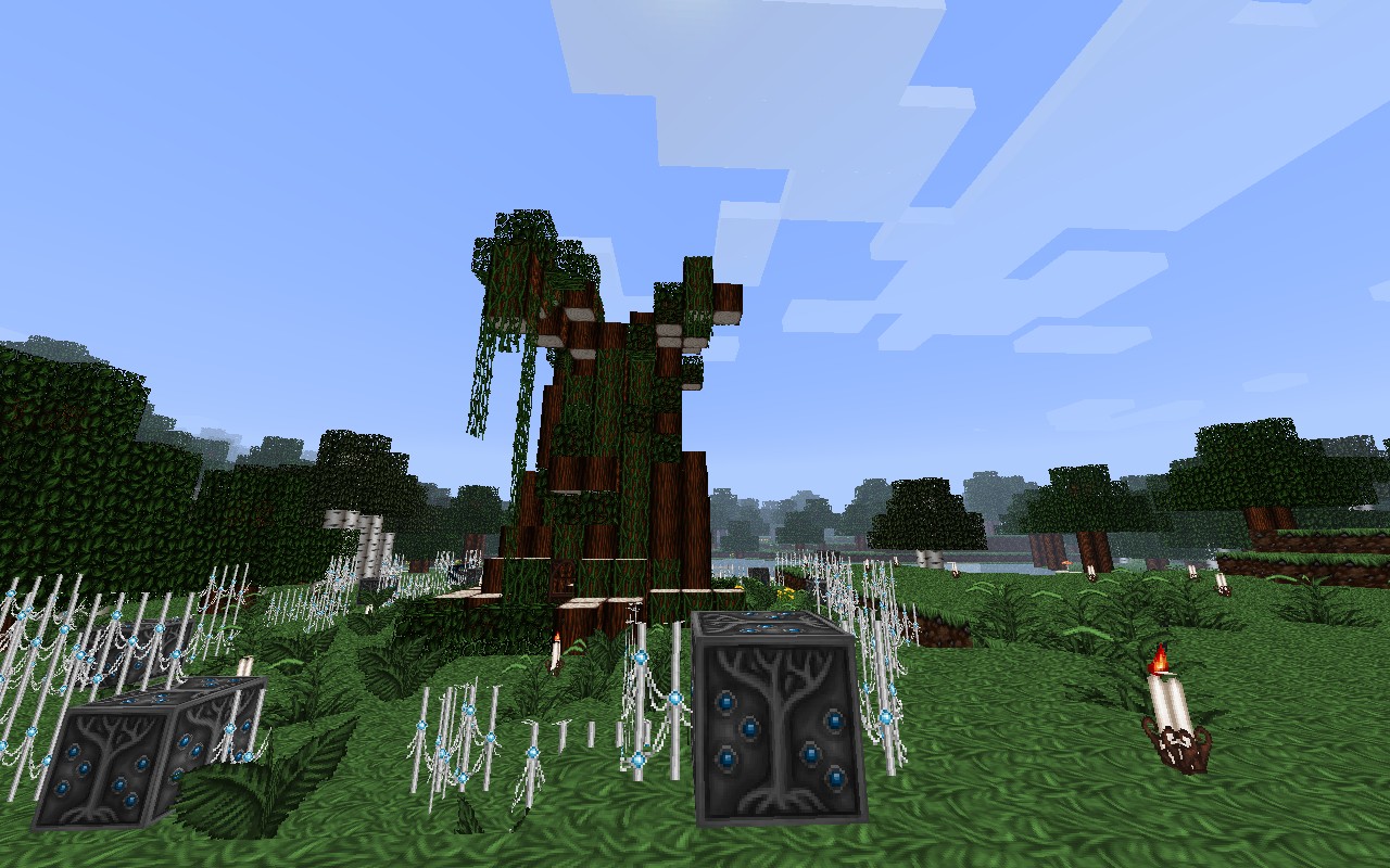 old wood elf dwelling Minecraft Map