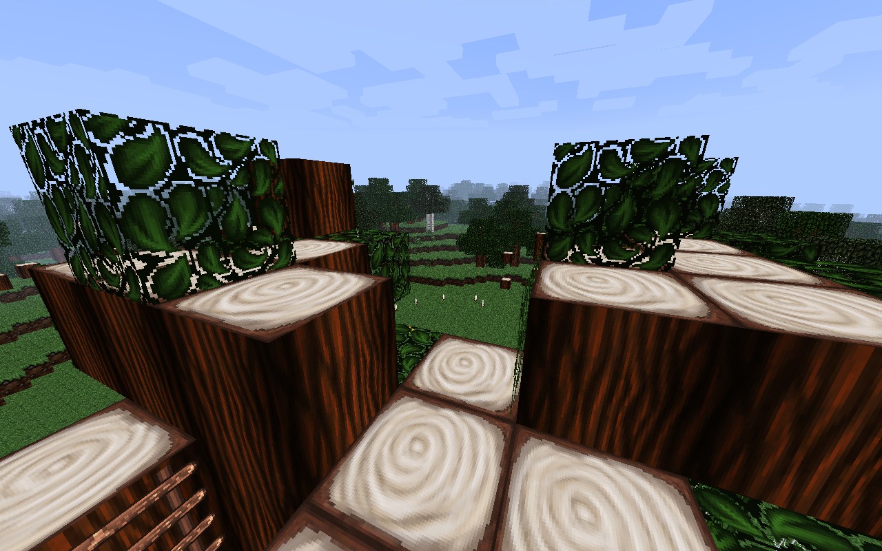 old wood elf dwelling Minecraft Map