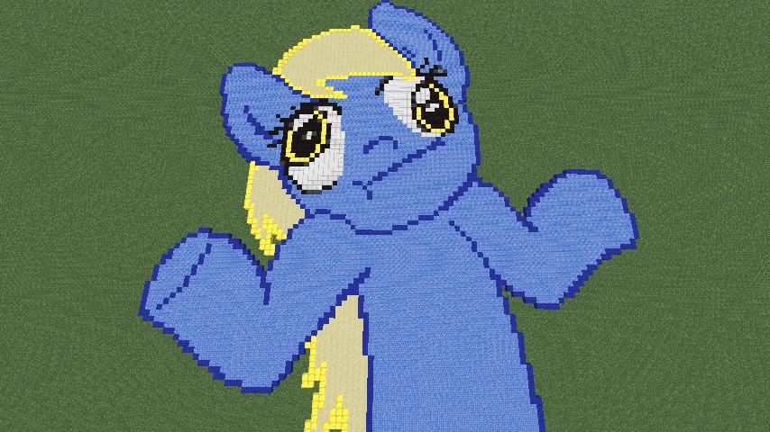 Derpy Hooves (Blue) Minecraft Map