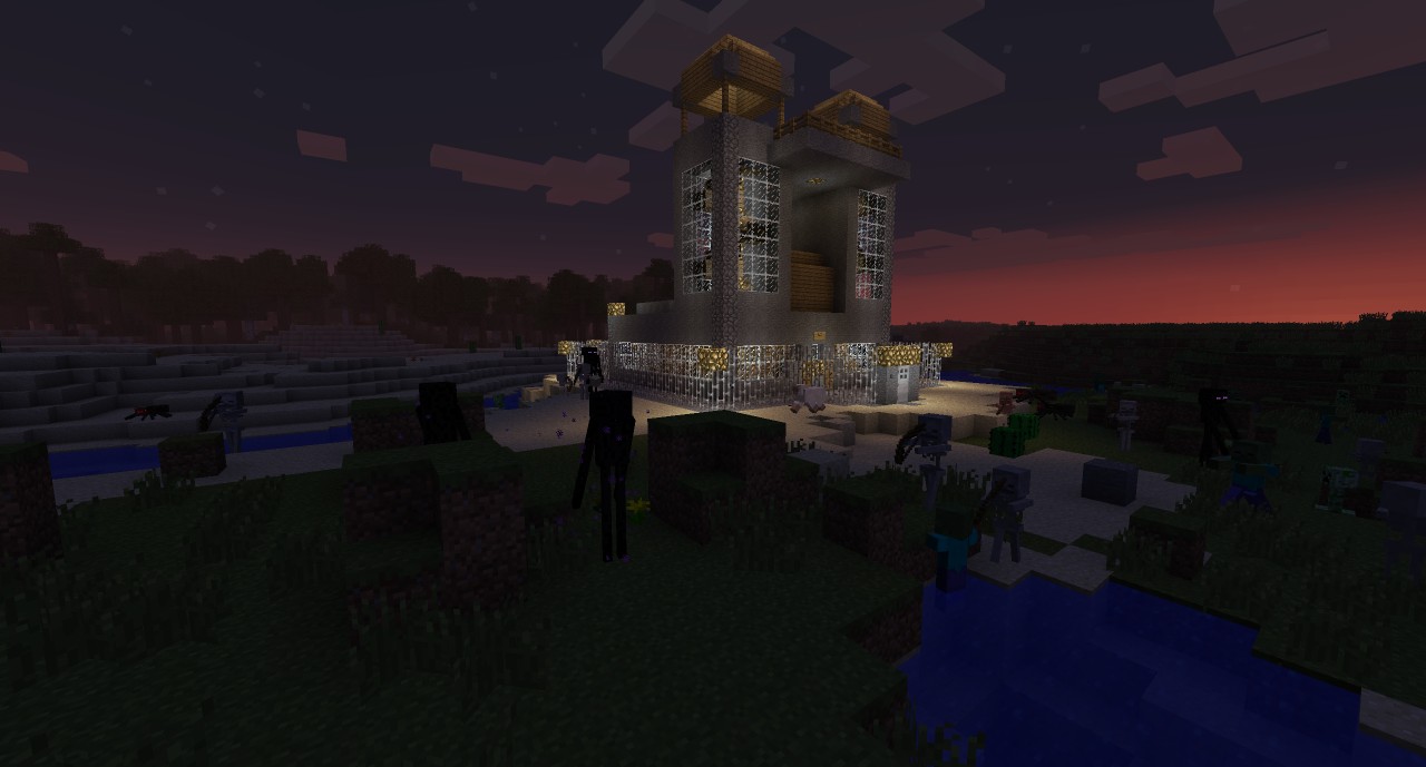 Hostile Mob Survival House Minecraft Map