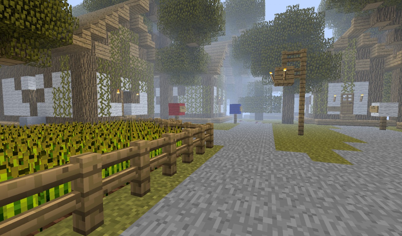 The Mysterious Town Minecraft Map