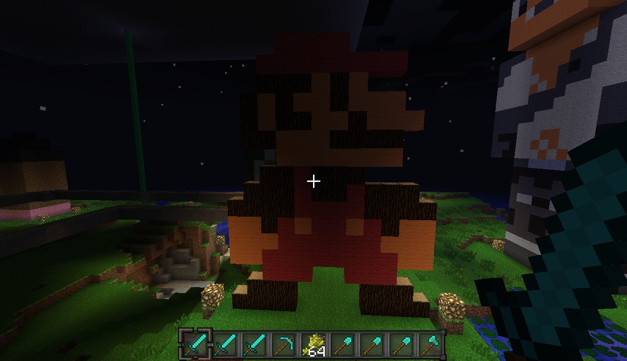 8-bit mario Minecraft Map