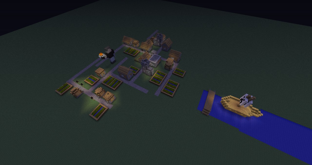 Jamestown VA. 1607 Minecraft Map