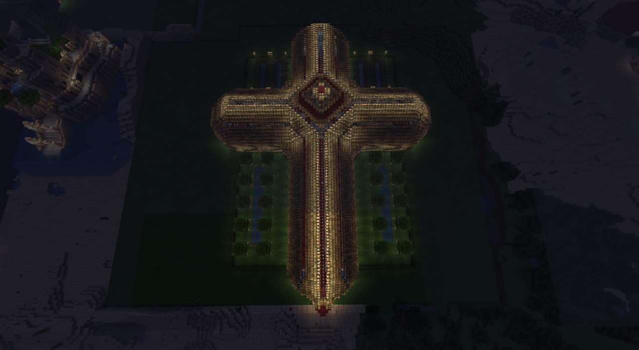 The Gods's Cross - La bibliothèque divine Minecraft Map