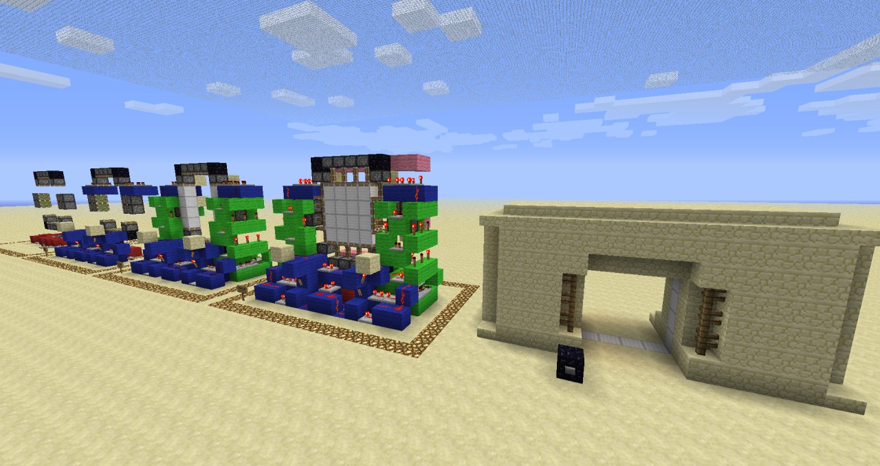 Super Compact 4x4 Door (Tutorial Inc) Minecraft Map