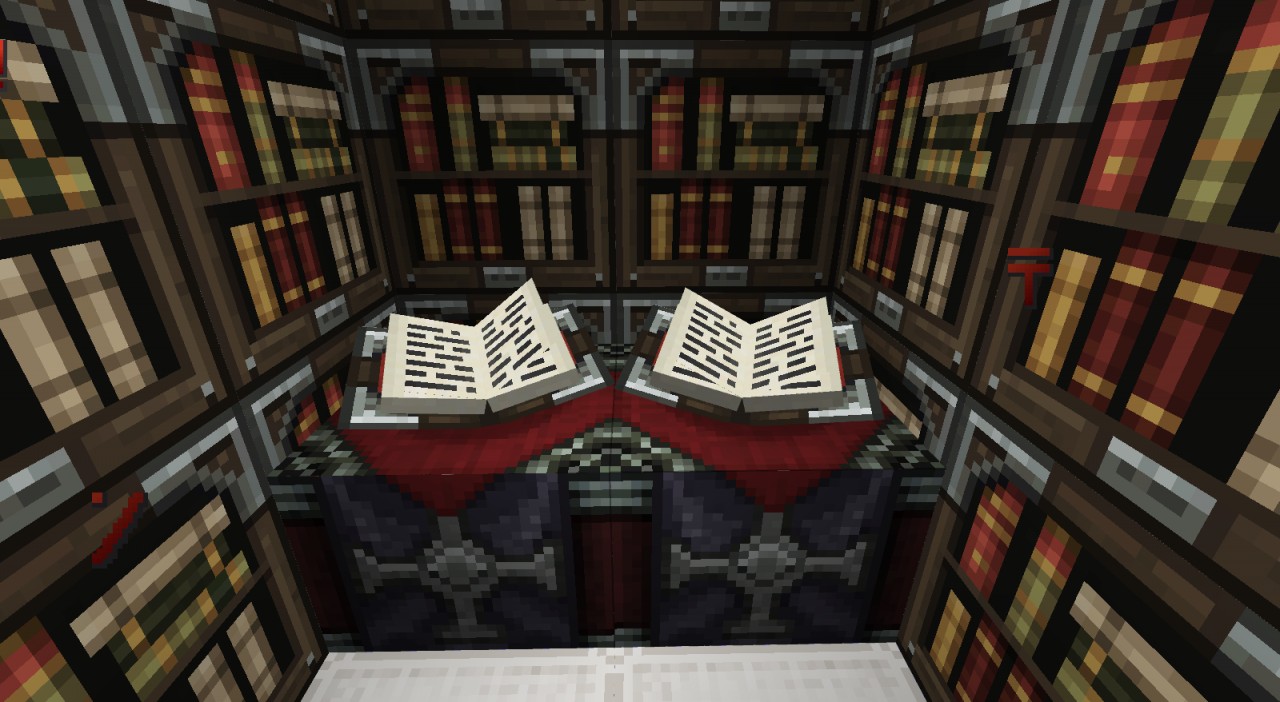 The Gods's Cross - La bibliothèque divine Minecraft Map