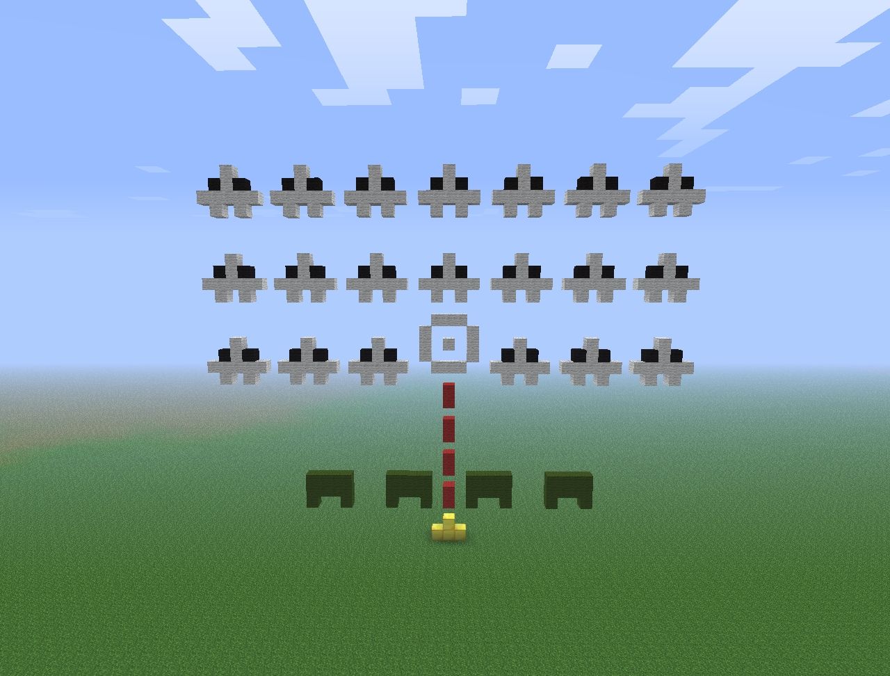 Space Invaders!!! Minecraft Map