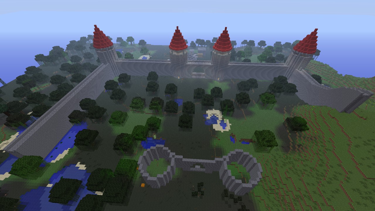 Massive legit castle/fortress! Minecraft Map