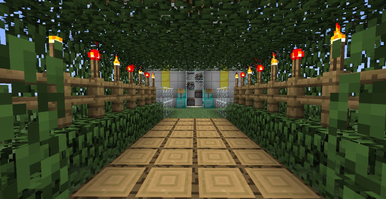 Piston Elevators Horizontal and Vertical Minecraft Map