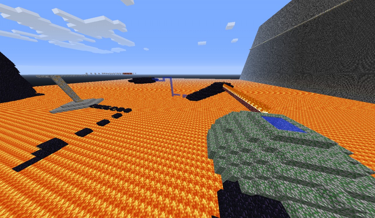 Lava sanctuary adventure Minecraft Map