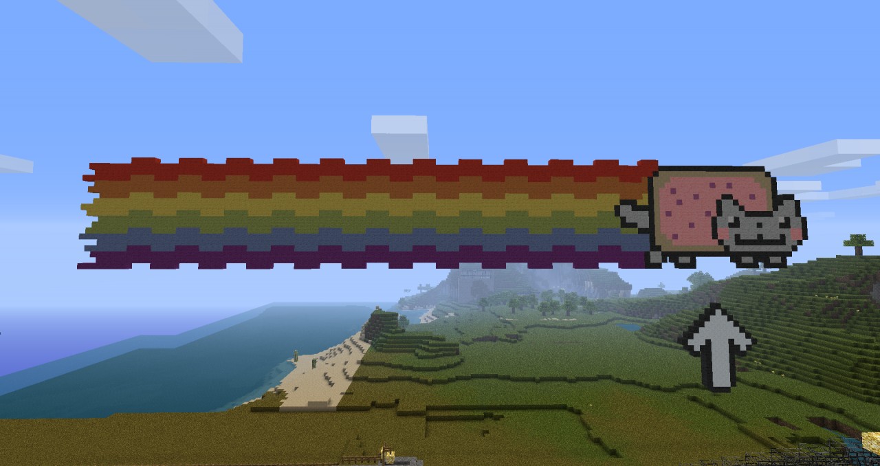 NyanCat Minecraft Map