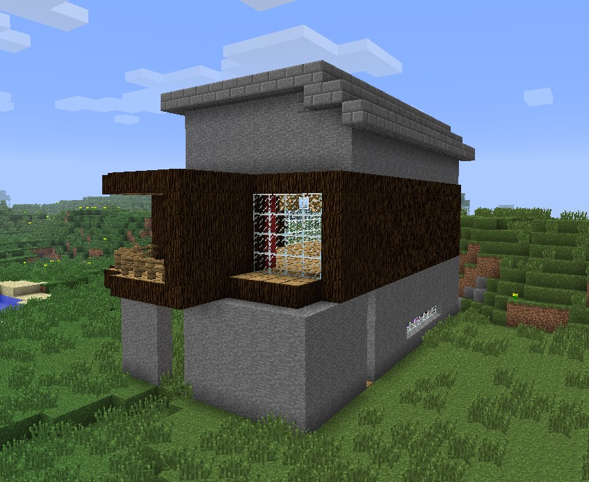 The Hoke House - a simple modern home. Minecraft Map