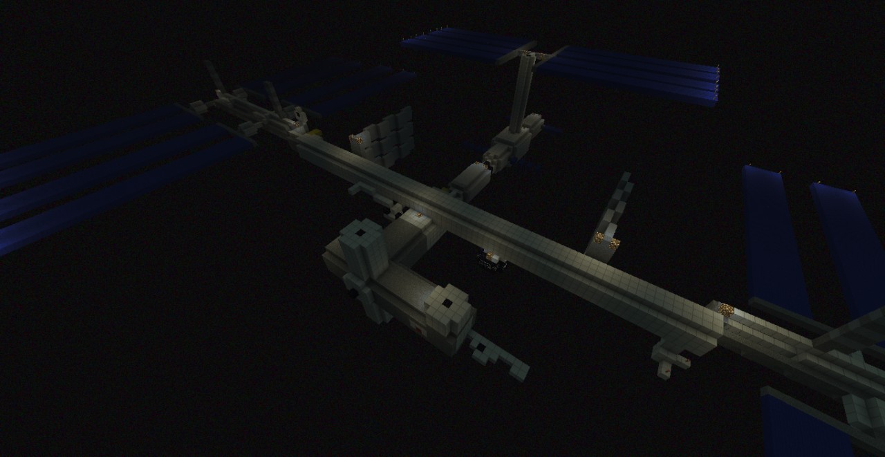 1:1 scale The International Space Station (ISS) Minecraft Map