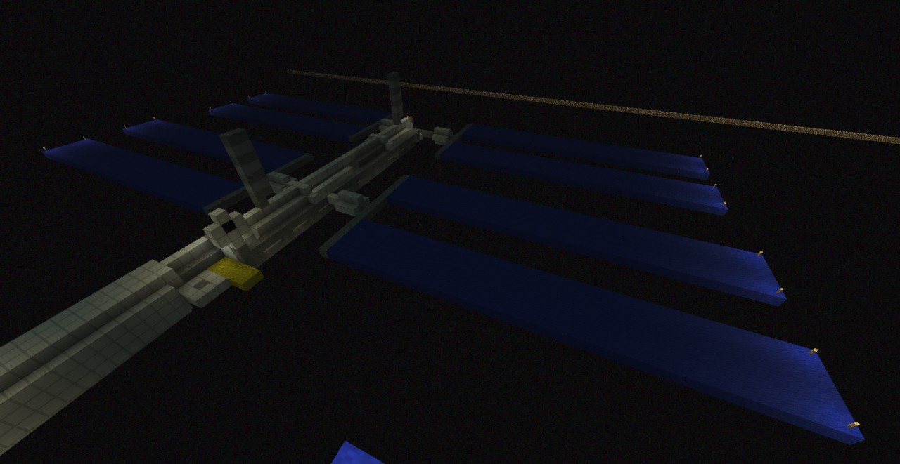 1:1 scale The International Space Station (ISS) Minecraft Map