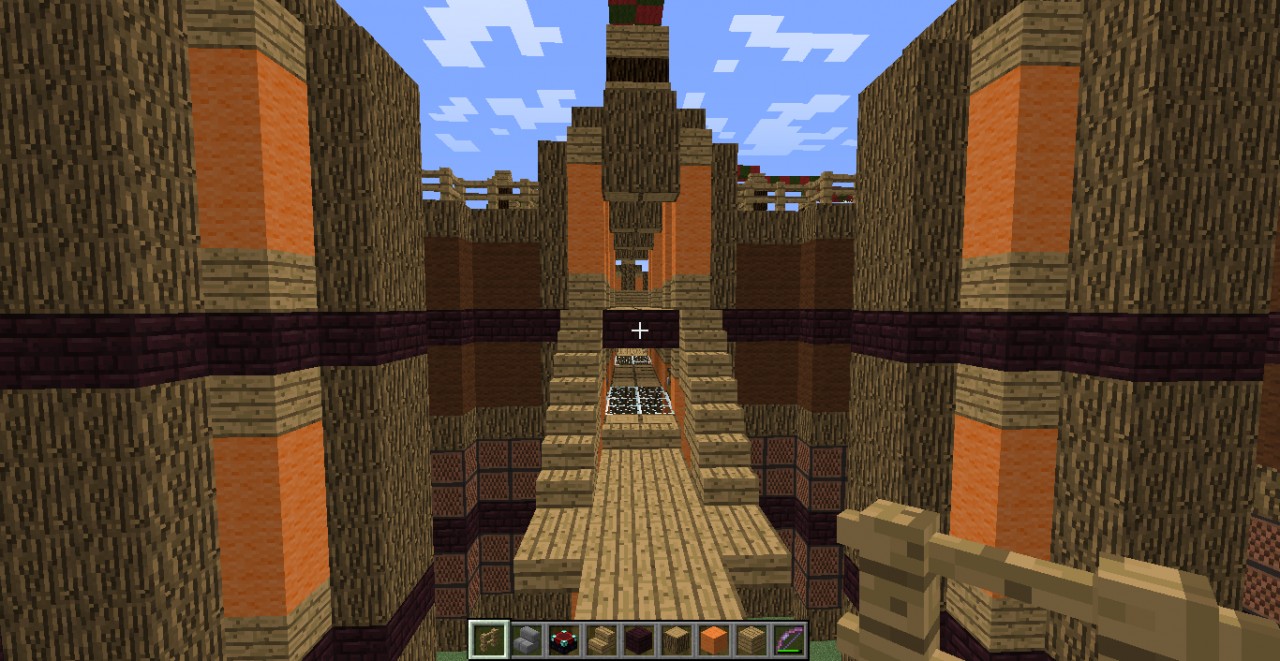 floating castle Minecraft Map