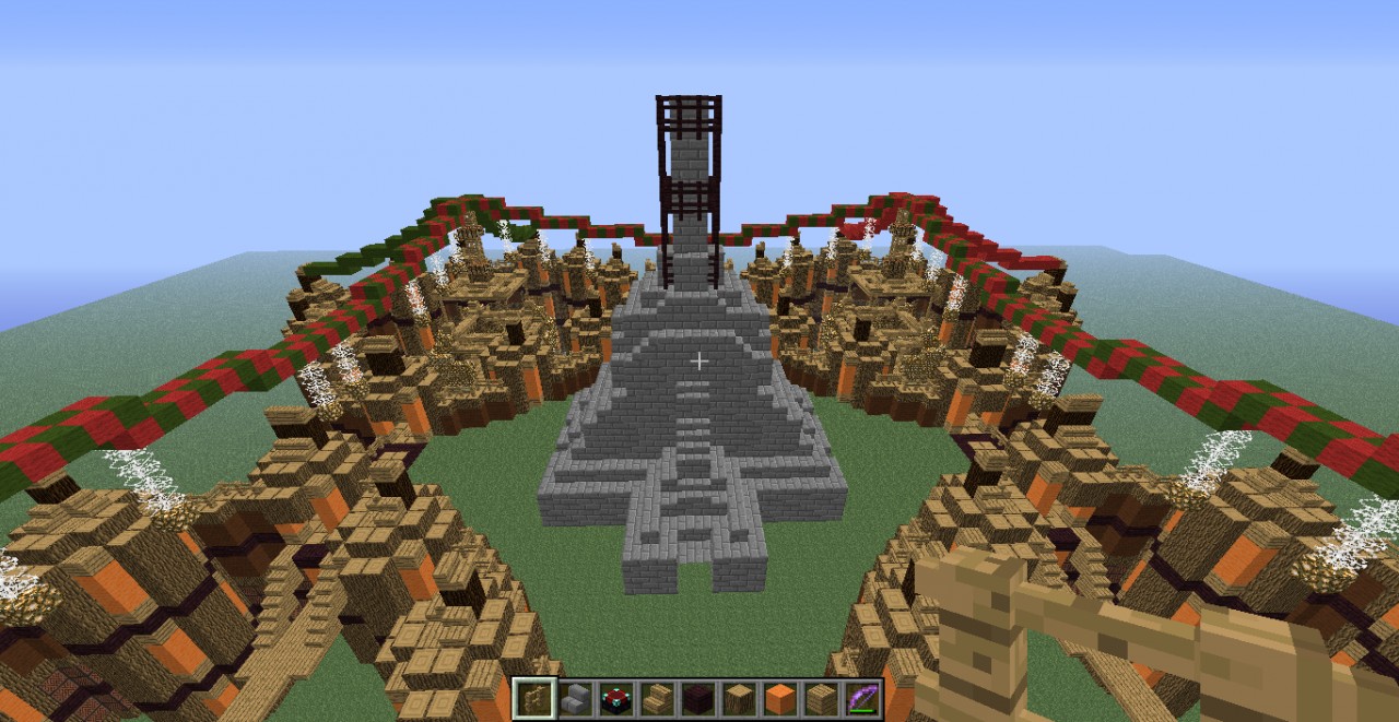 floating castle Minecraft Map