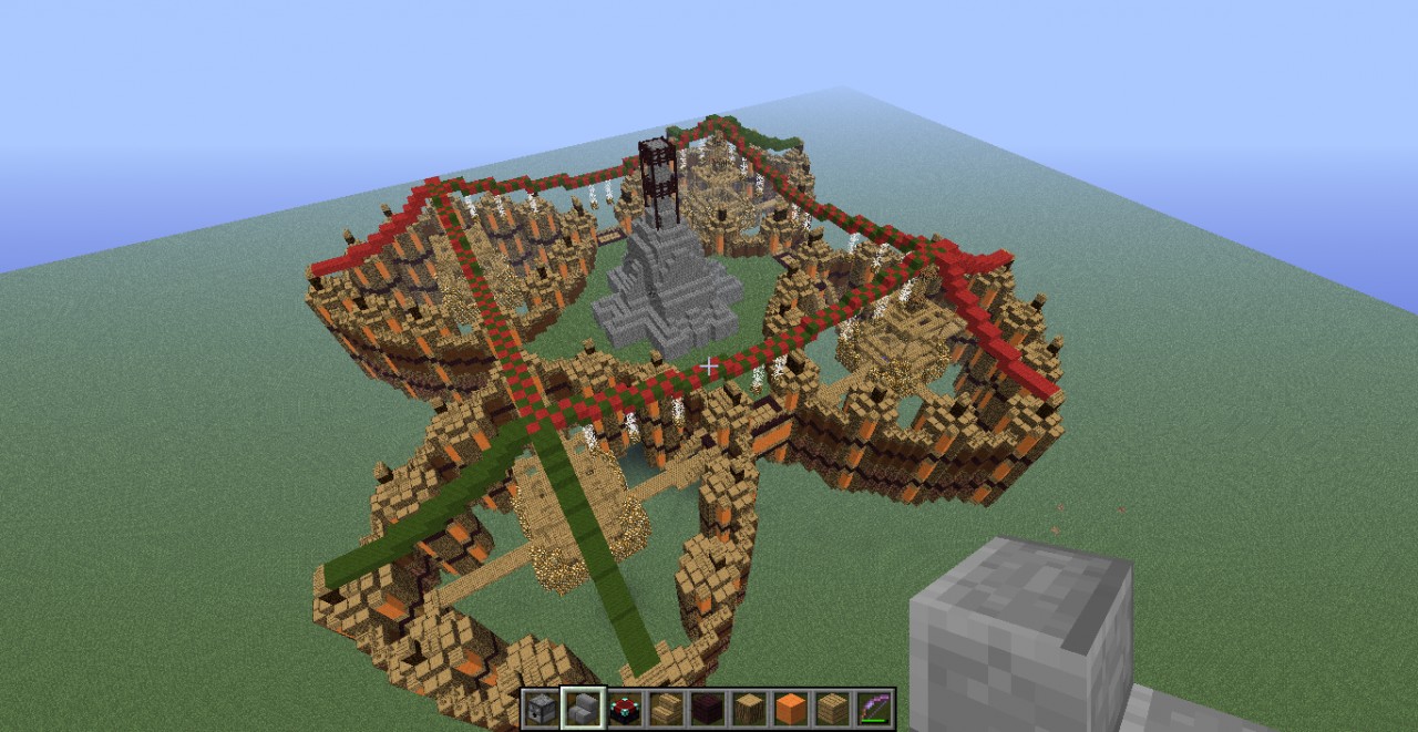 floating castle Minecraft Map