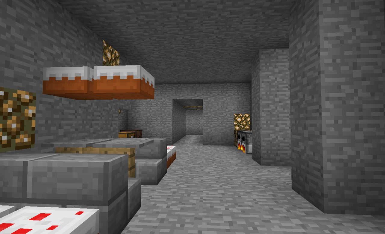 Ultimate Secret Base Loaded with over 20 traps and Pistons Minecraft Map