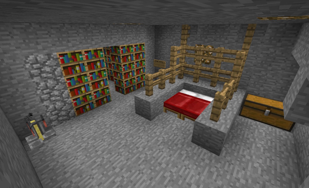 Ultimate Secret Base Loaded with over 20 traps and Pistons Minecraft Map