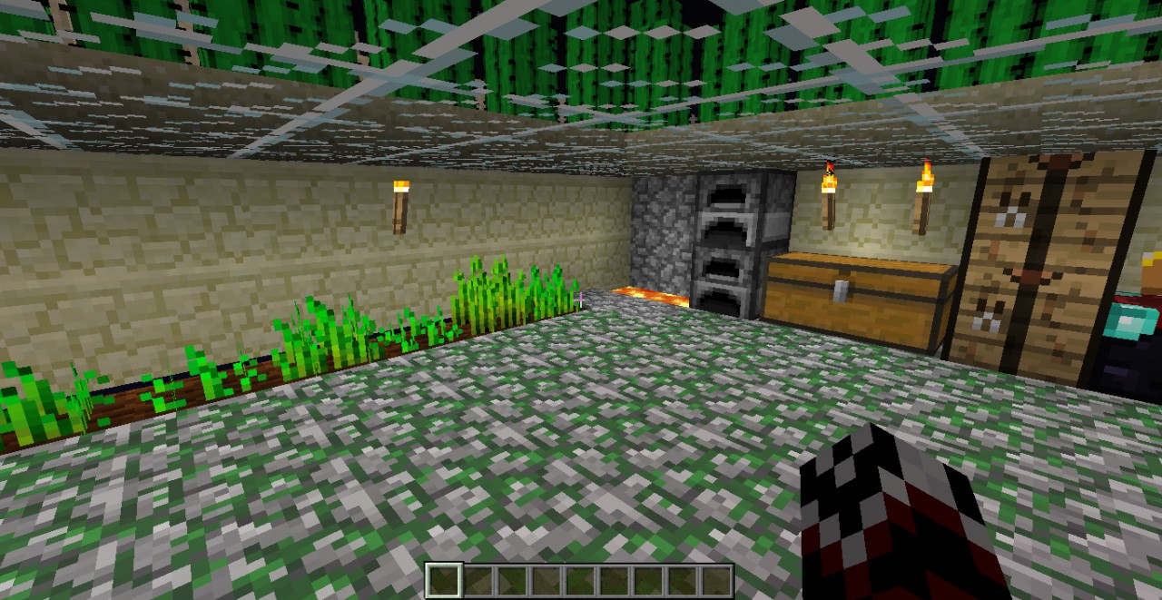 Desert house (with built in farm) Minecraft Map