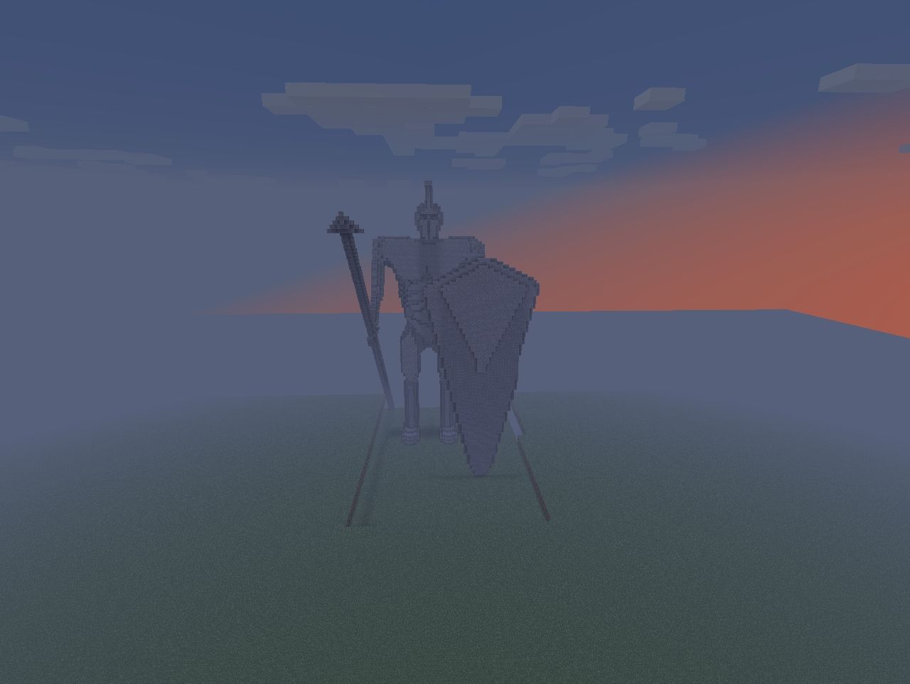 Statue of a Warrior (Classic Server Import) Minecraft Map