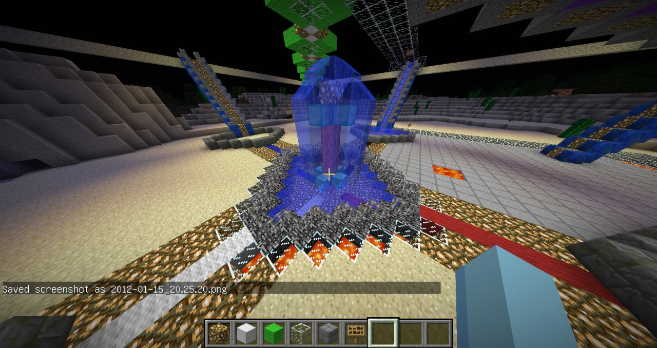 Server spawn building Minecraft Map