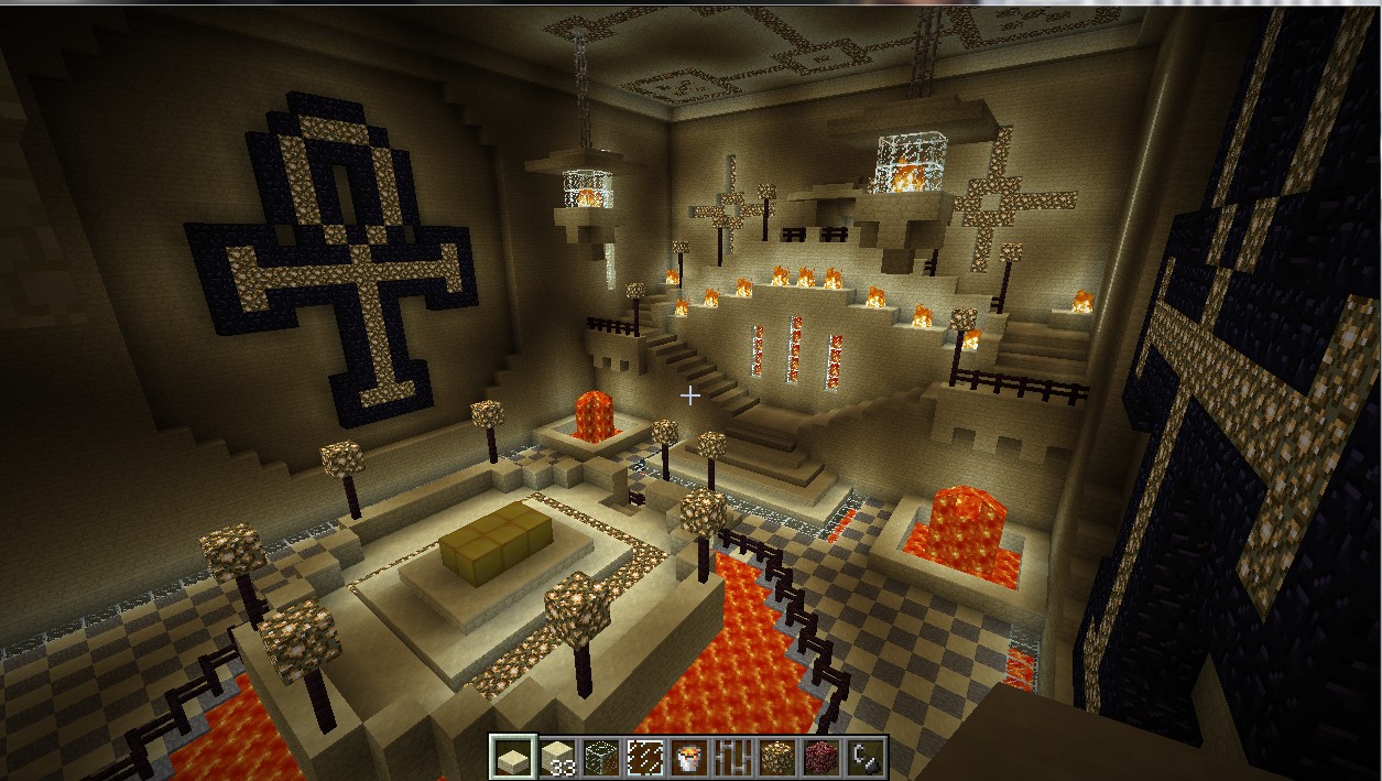 Piramida i jej podziemia Minecraft Map