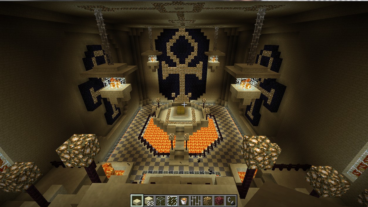 Piramida i jej podziemia Minecraft Map