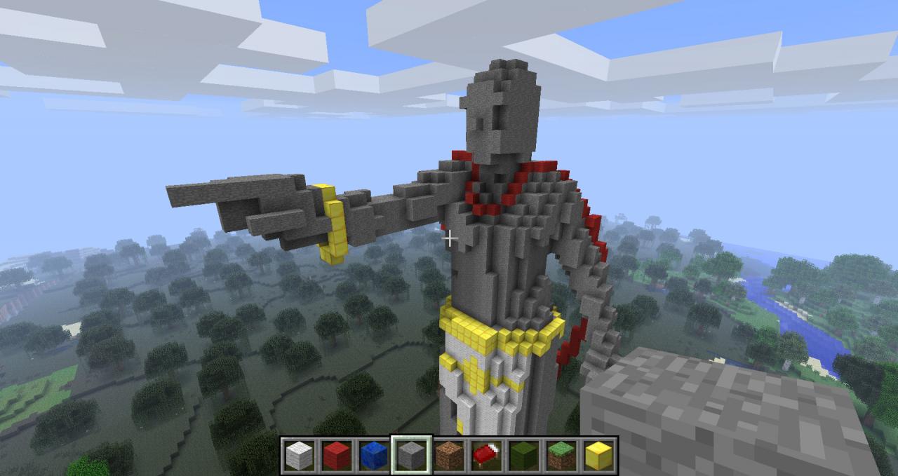 Aztec knight -3D Art- (Statue) Minecraft Map