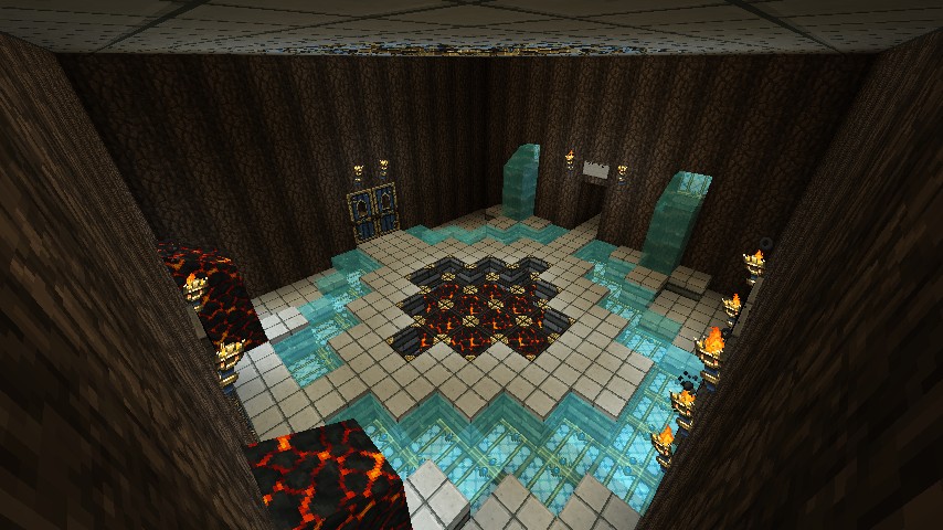 Secret Cave Base [Piston Accessories] Minecraft Map