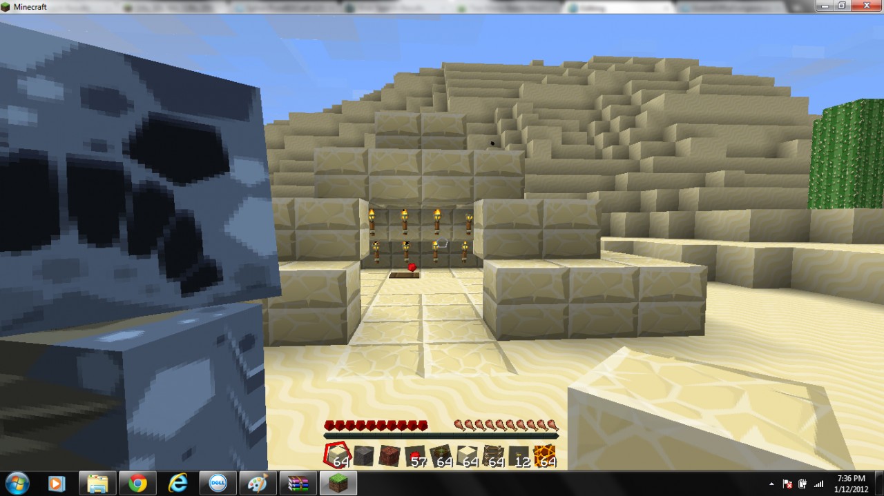 Dungeon Level 1 - The Sword Of Ra [Easy] Minecraft Map