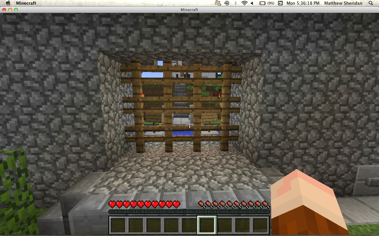 Working Redstone 5x5 Portcullis Minecraft Map