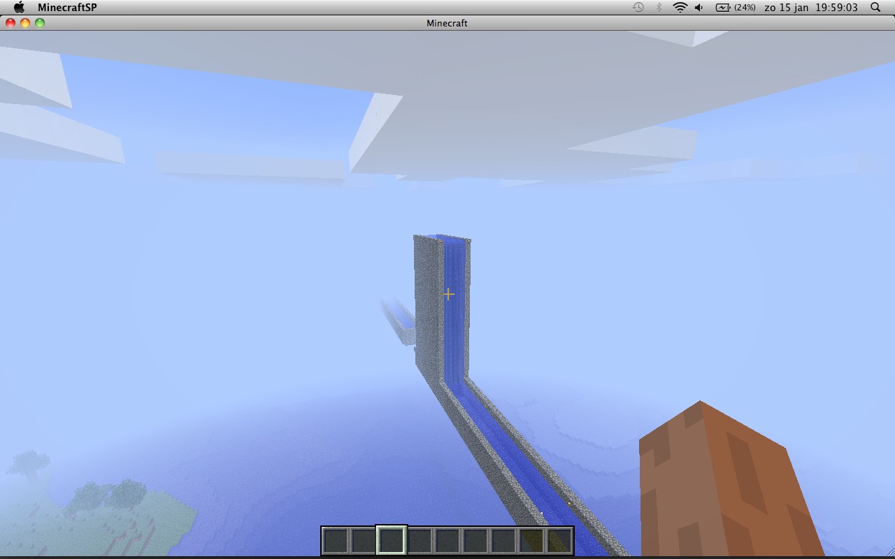 Water slide Minecraft Map