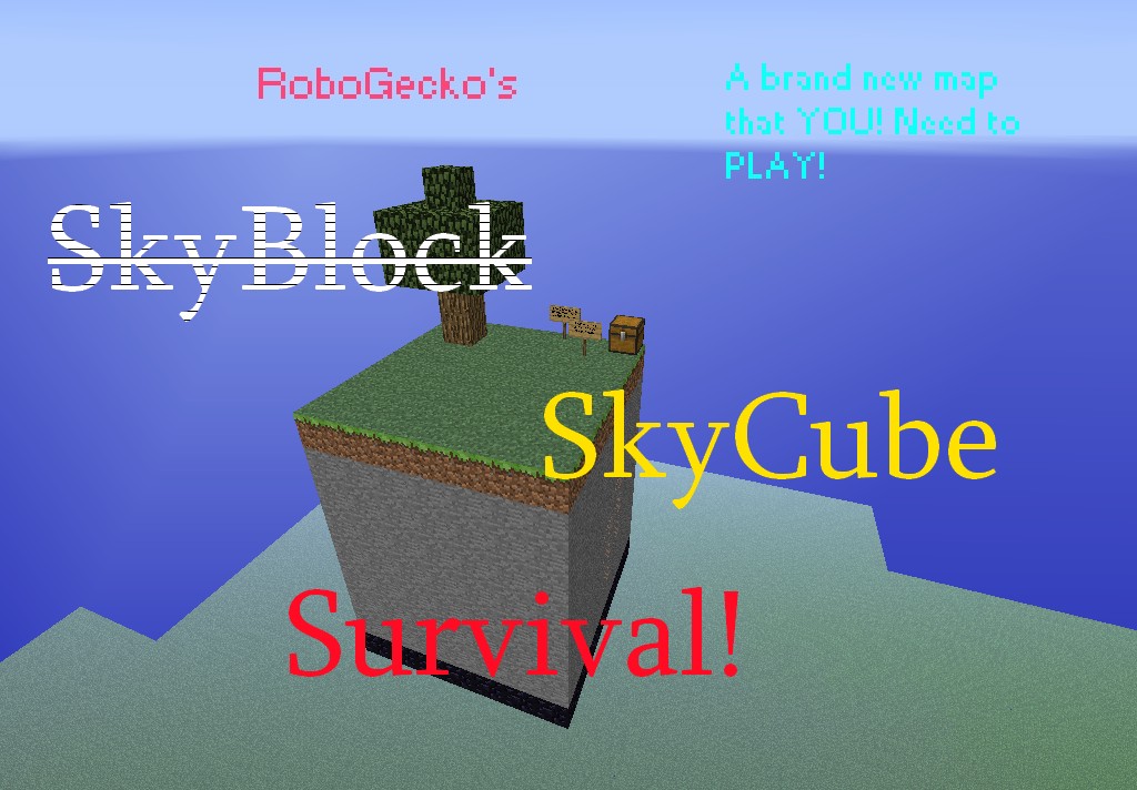 SkyCube Survival (NEW) 1.1 Minecraft Map
