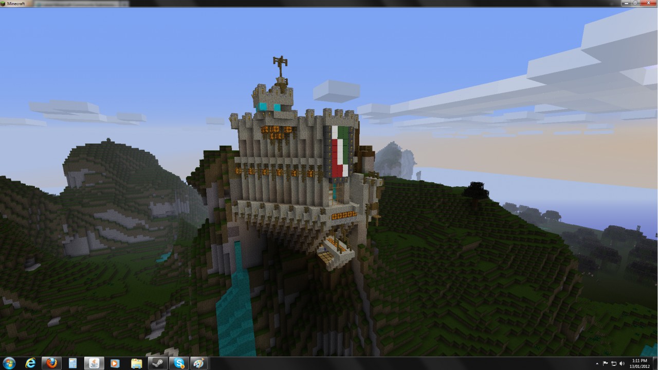 Mountain Castle (COMPLETE!) Minecraft Map