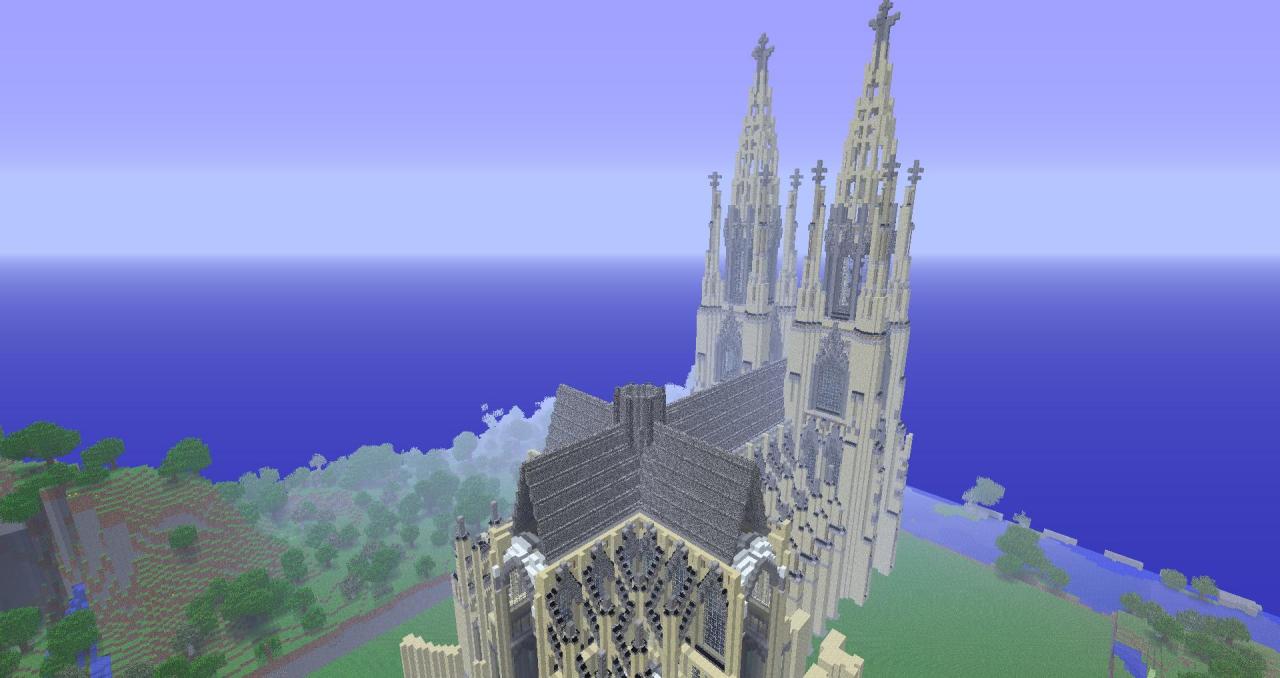 Cathedral Cologne Dome/ Kölner Dom scale 1:1 Minecraft Map