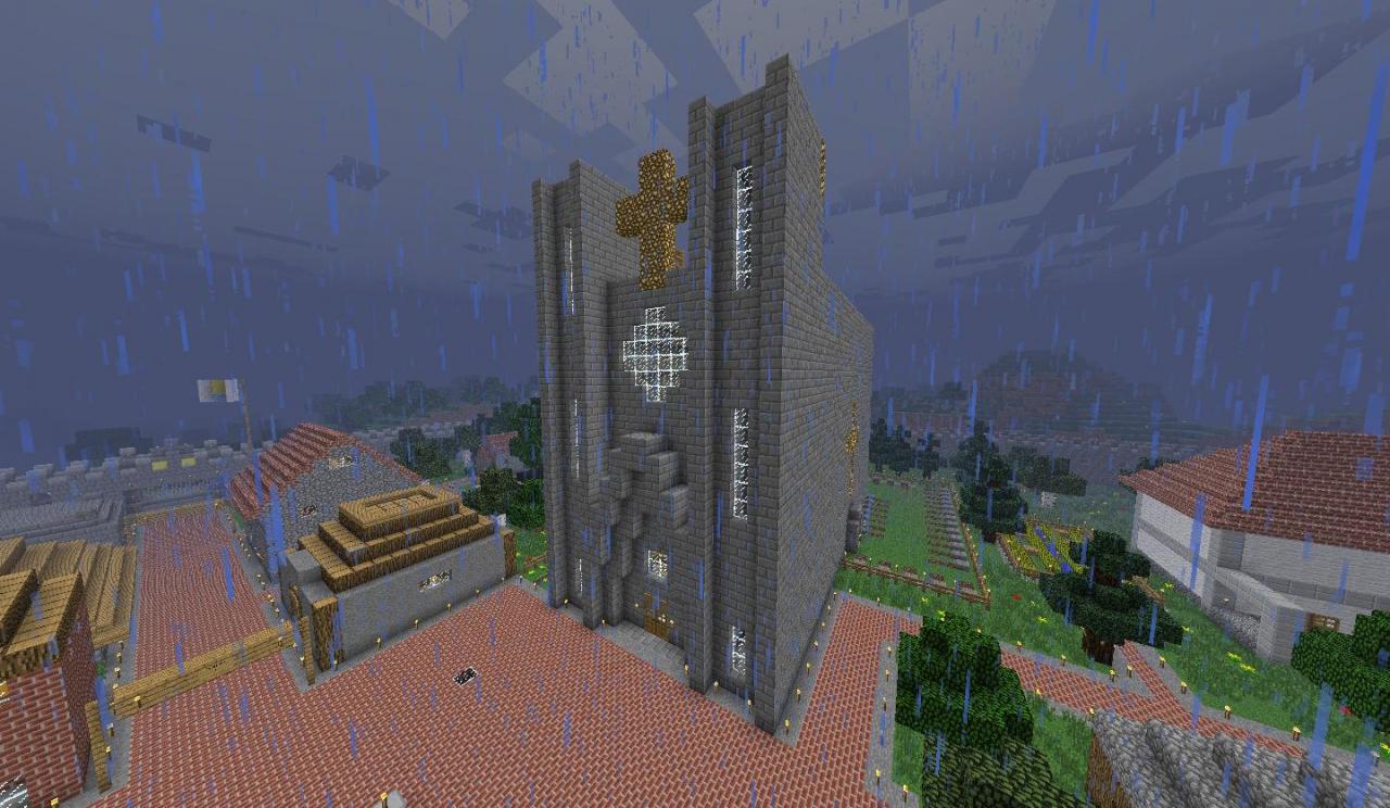 Catholic Gothic Church Minecraft Map