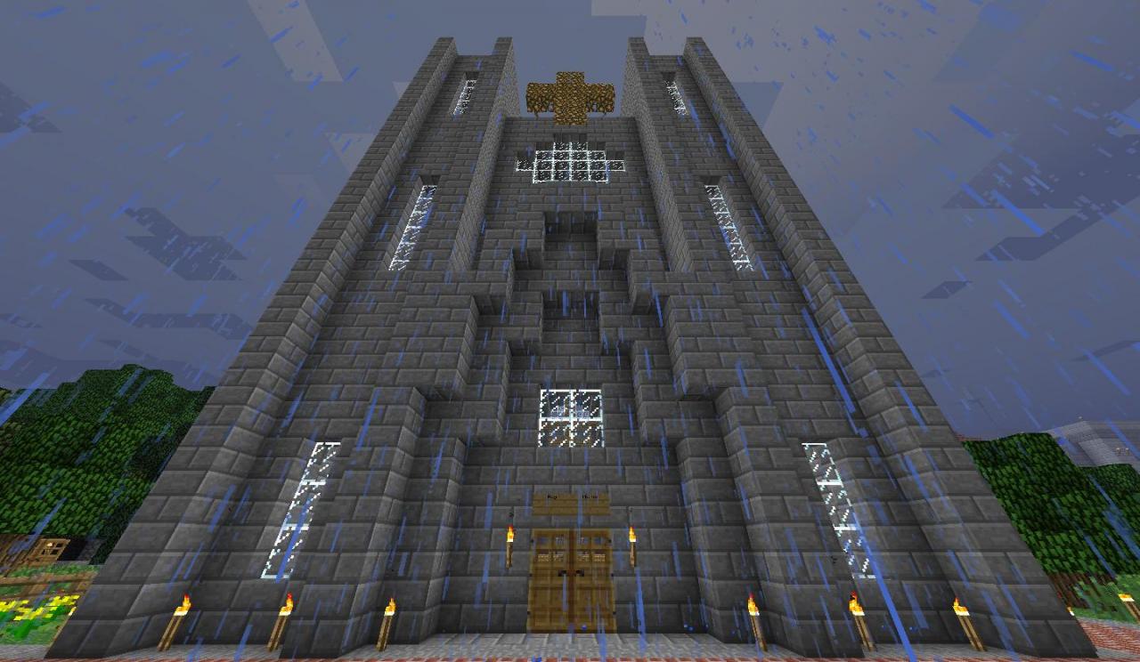 Catholic Gothic Church Minecraft Map