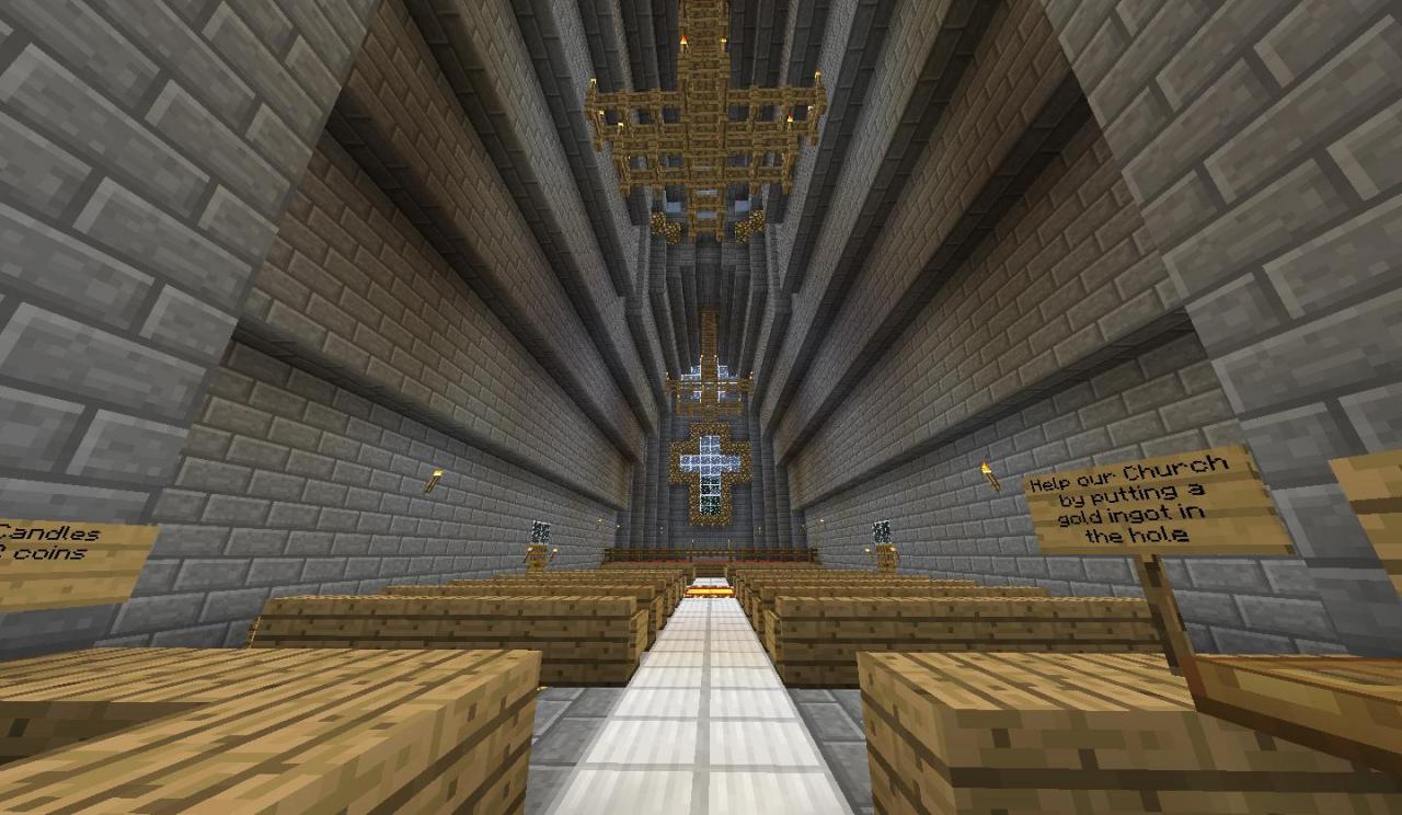 Catholic Gothic Church Minecraft Map