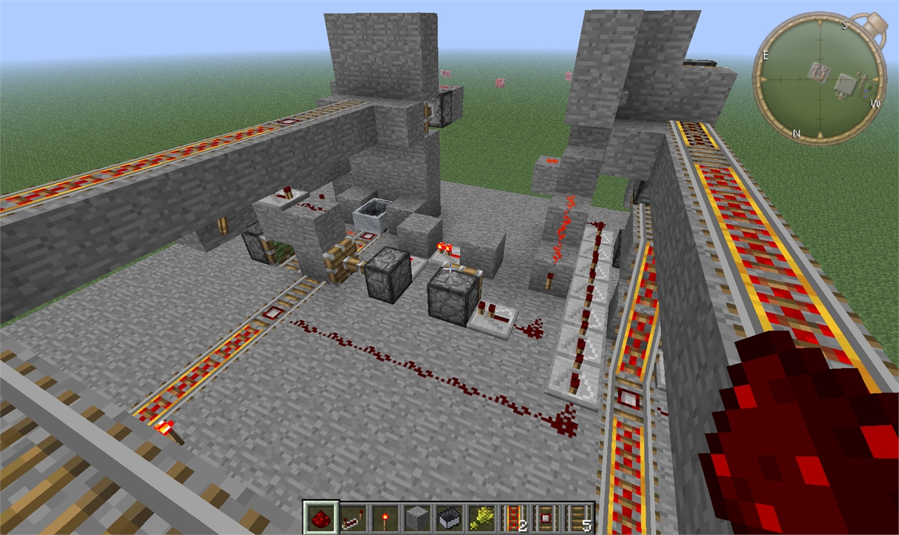 Minecart Station Minecraft Map