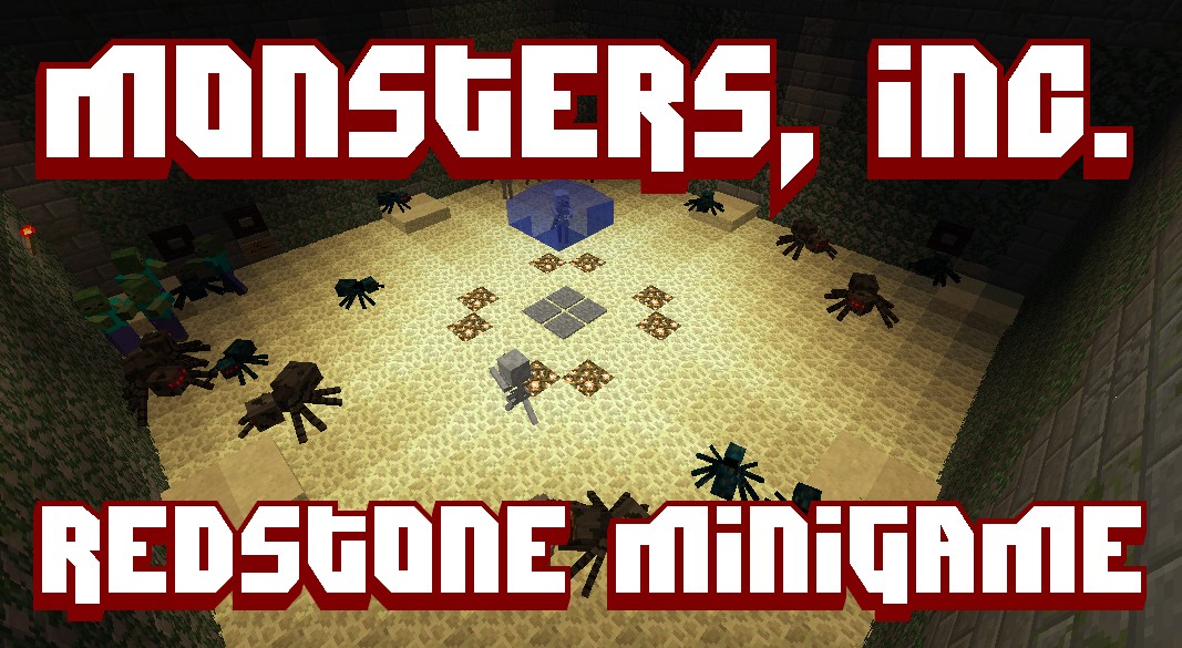 Monsters, Inc. - Redstone Minigame Minecraft Map