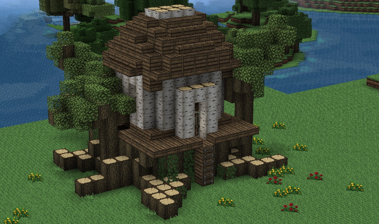 Small, Stumped House Minecraft Map