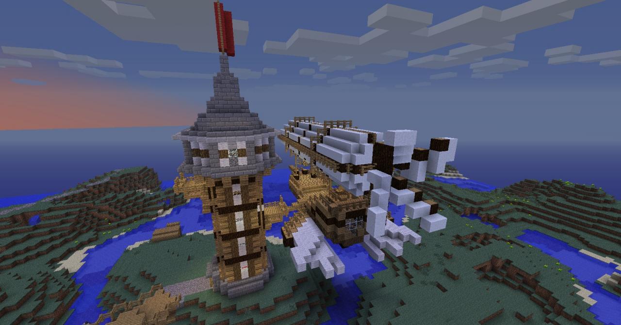 Airship Tower Minecraft Project
