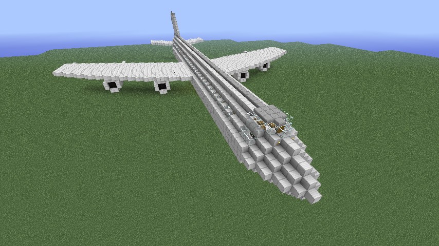 Big Jet Airliner Minecraft Map