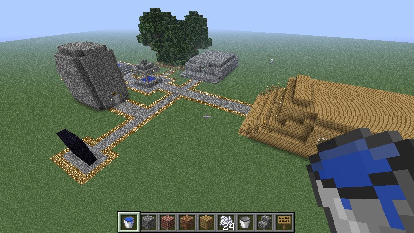 Flat-World Survival Chalenge 1.1 Minecraft Map