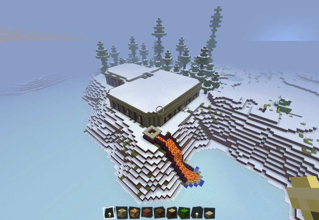 snow manor Minecraft Map