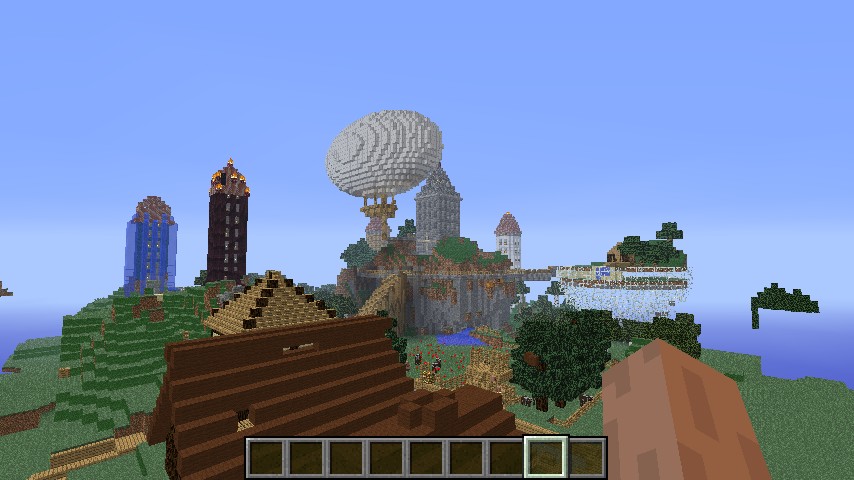 Elemental Towers of Minecraft Minecraft Map