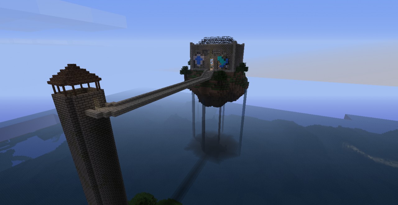 The Floating Temple of Hylia Minecraft Map